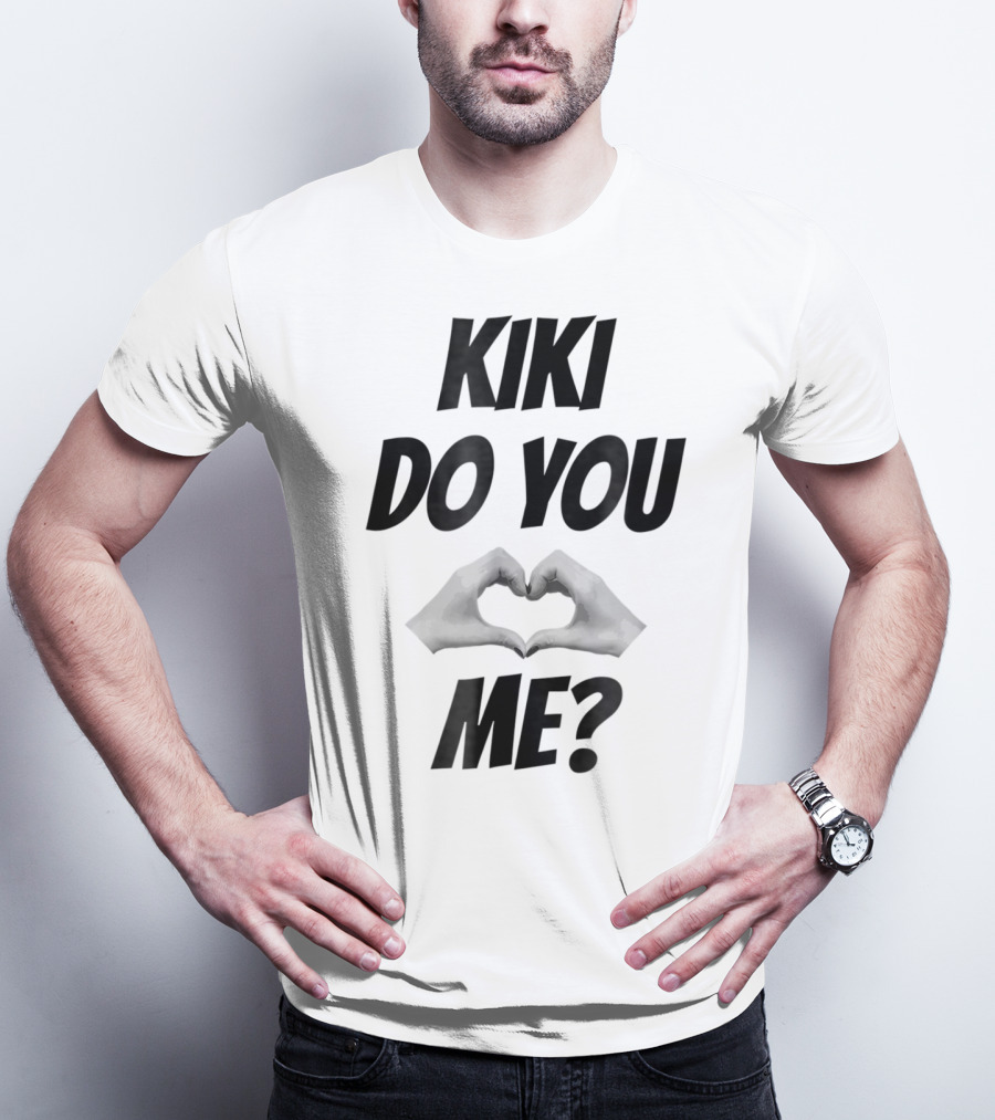 KIKI Do You Love Me Hands Heart Shape T-Shirt
