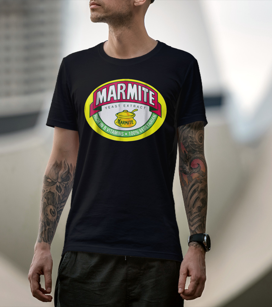 Marmite Yeast Extract Rich In B Vitamins 100% Vegetarian T-Shirt