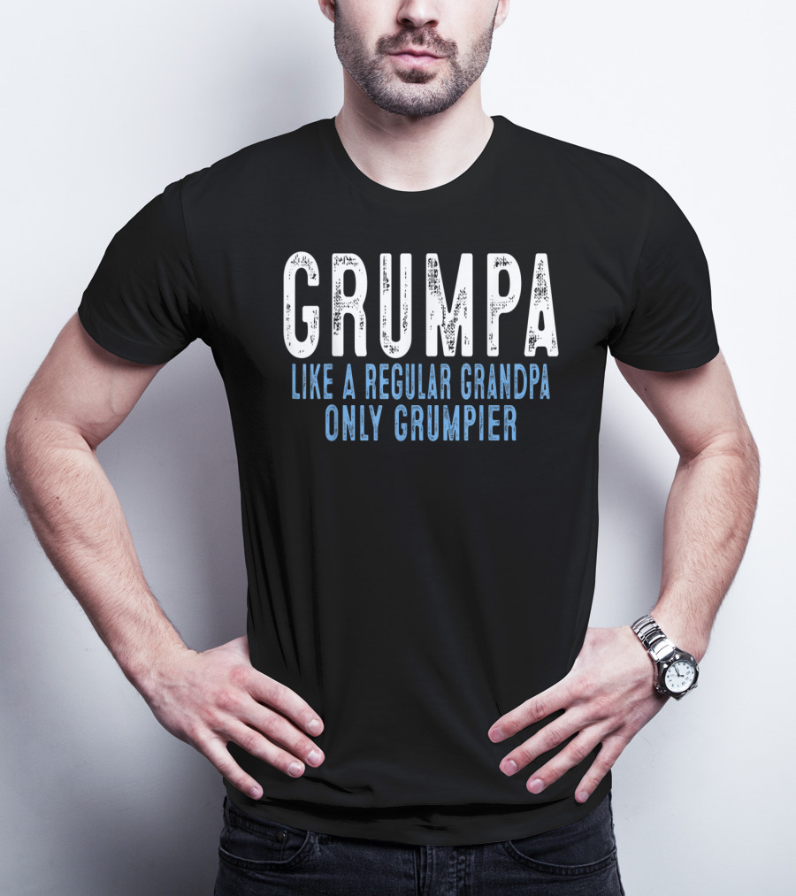 Grumpa Like A Regular Grandpa Only Grumpier Men's T-Shirt