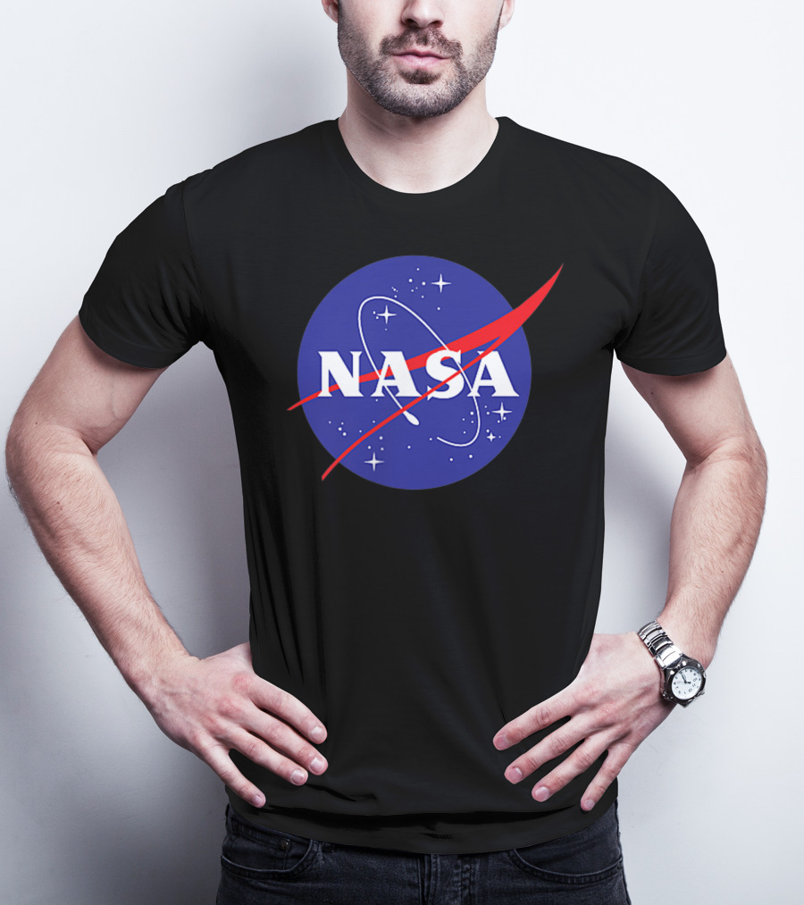 NASA Insignia Meatball Logo Blue And Red T-Shirt