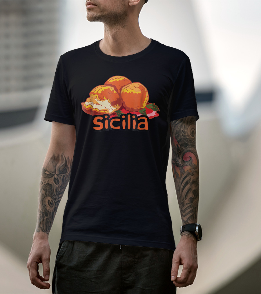 Sicilia Arancini Rice Balls Sicily T-Shirt