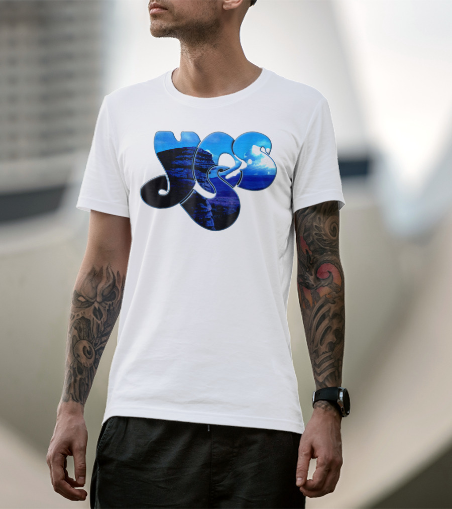 Yes Tor Logo Scenic Landscape T-Shirt