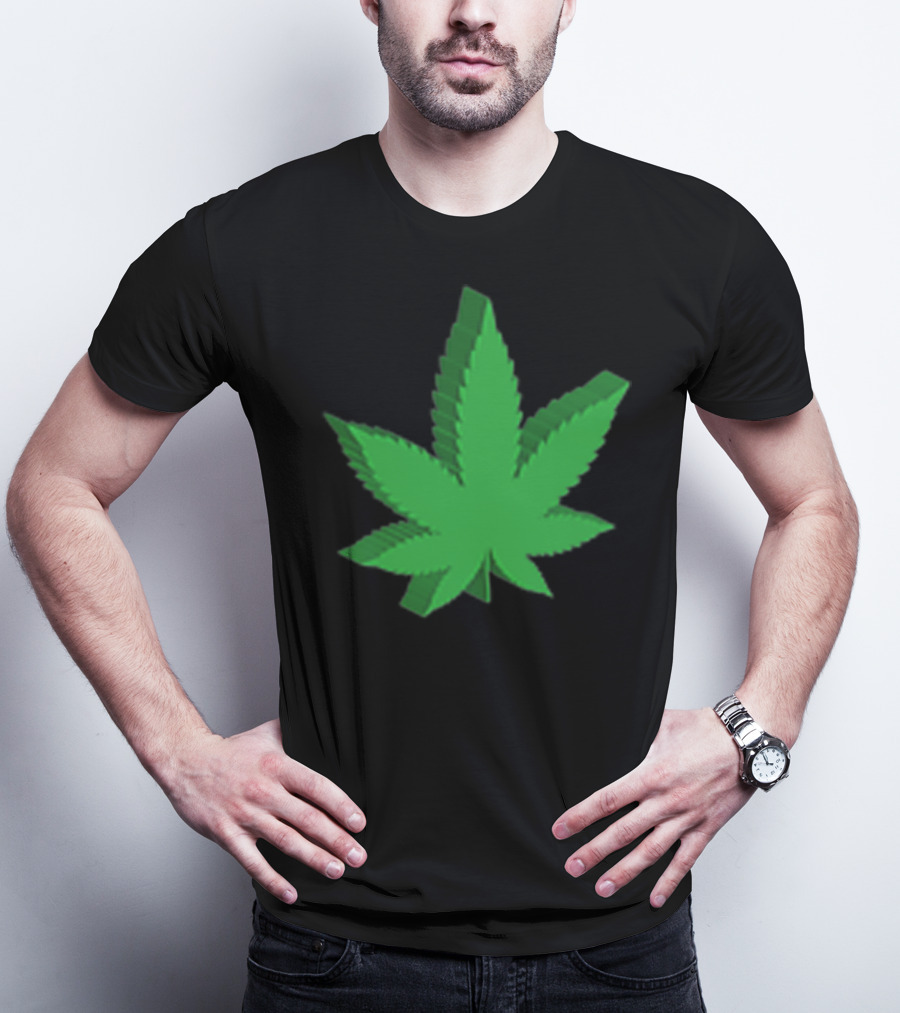 Marijuana Leaf 3D Green T-Shirt