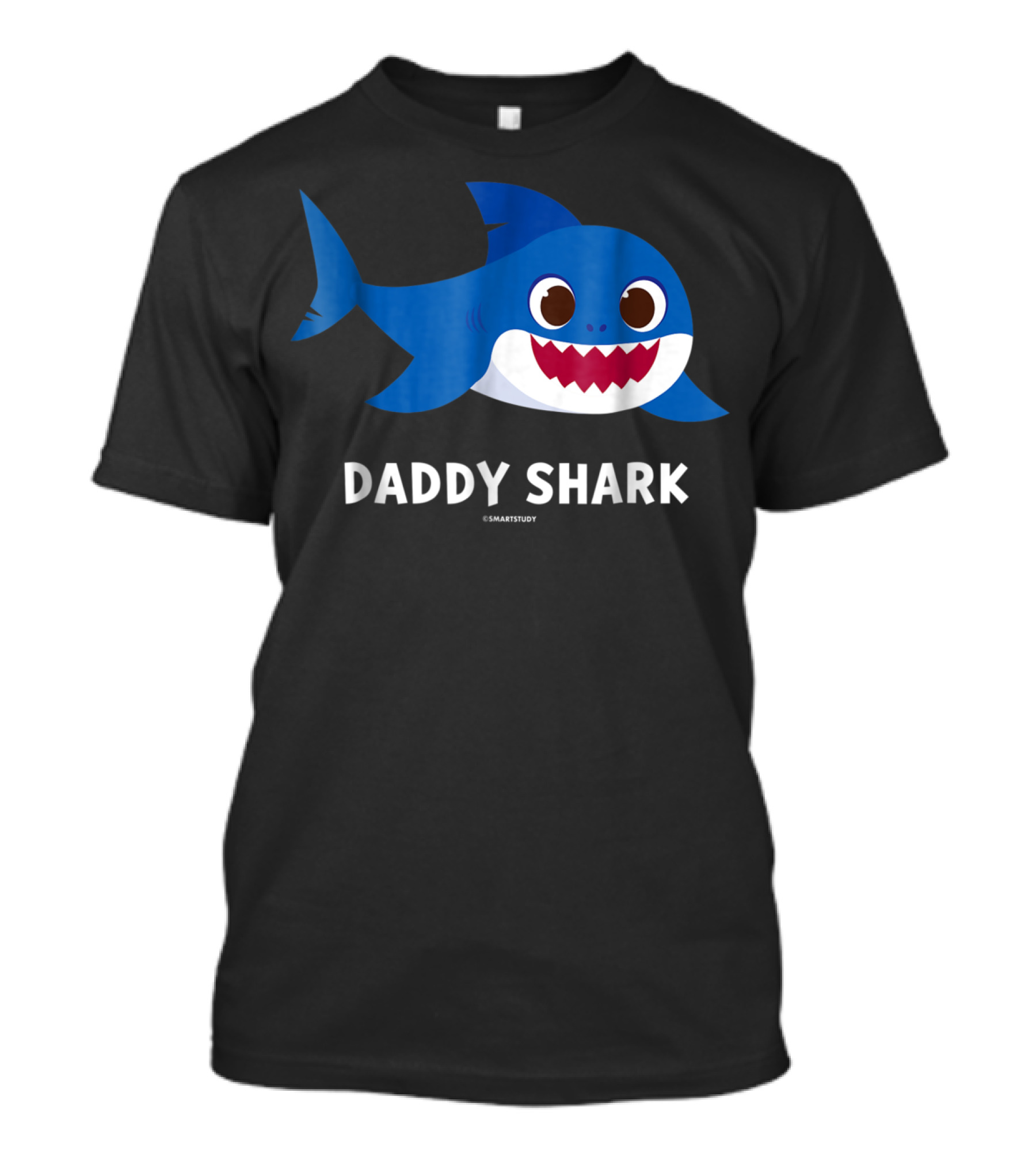 Pinkfong Mens Daddy Shark SmartStudy T-Shirt