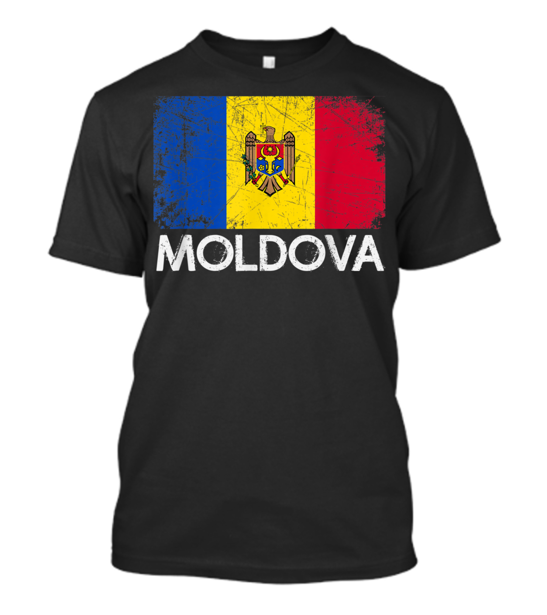 Vintage Moldovan Flag Moldova T-Shirt