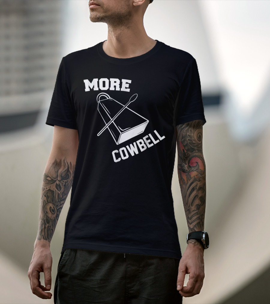 More Cowbell Funny Musical Instrument Spoon T-Shirt