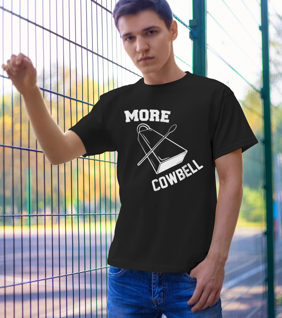 More Cowbell Funny Musical Instrument Spoon T-Shirt