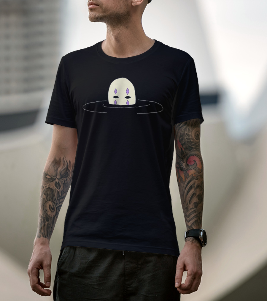 No Face Spirited Away Pastel Aesthetic Grunge Floating Mask T-Shirt