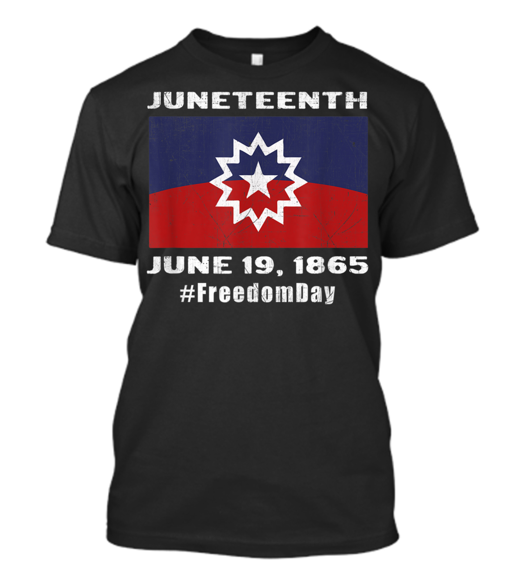 Juneteenth June 19, 1865 Freedom Day Flag T-Shirt