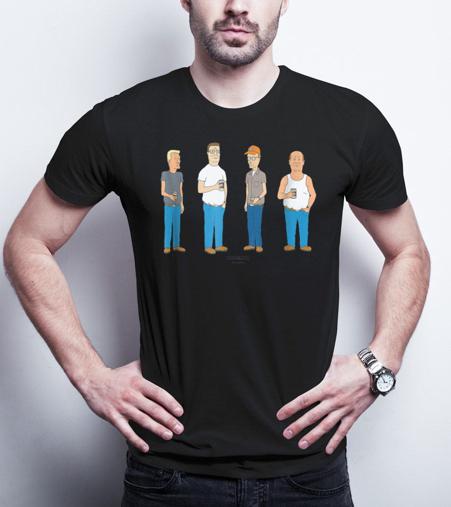 King Of The Hill Yep Hank Dale Boomhauer Bill Characters T-Shirt