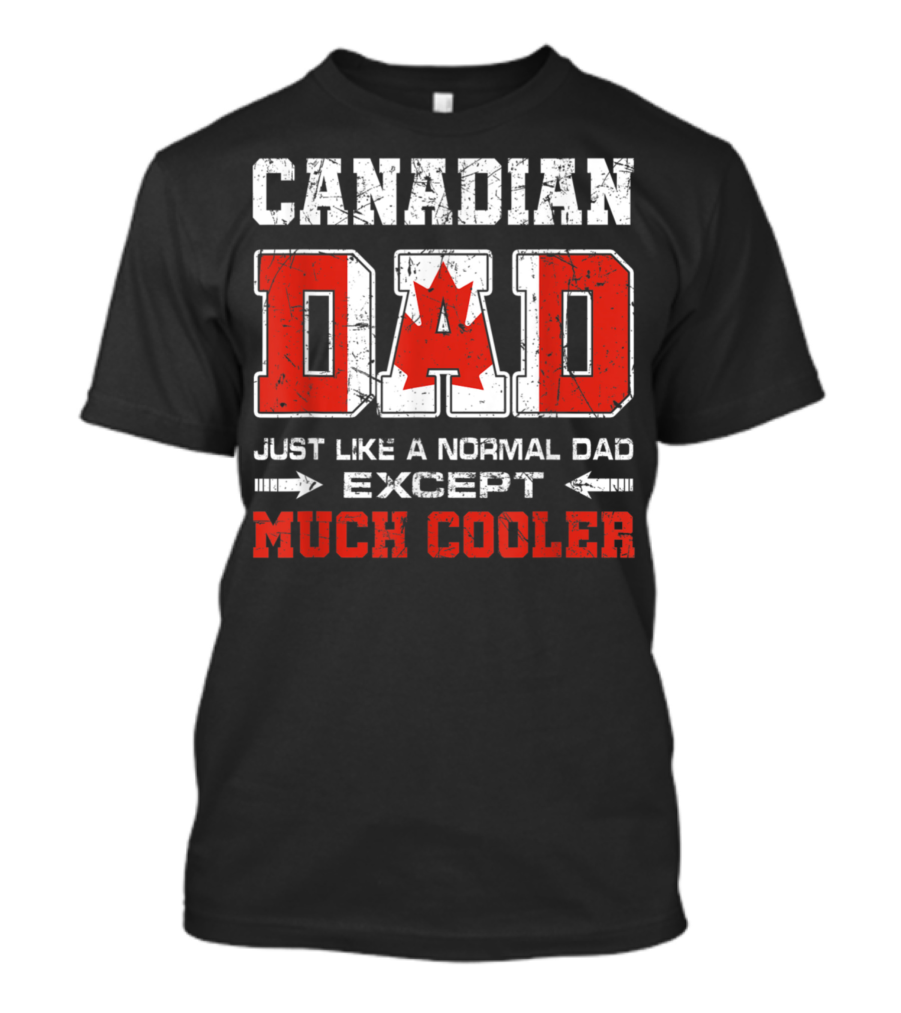 Canadian Dad Just Like A Normal Dad Except Much Cooler T-Shirt