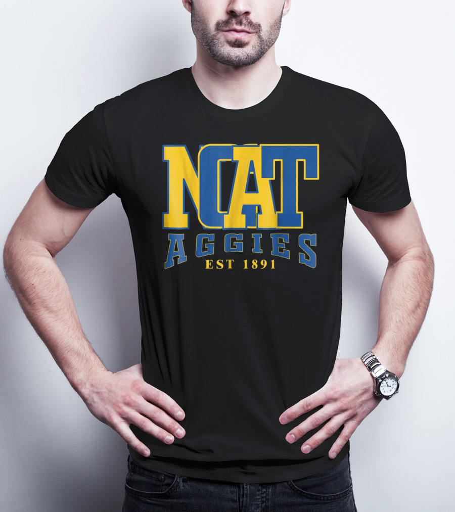 NCAT Aggies EST 1891 North Carolina A&T State University HBCU T-Shirt