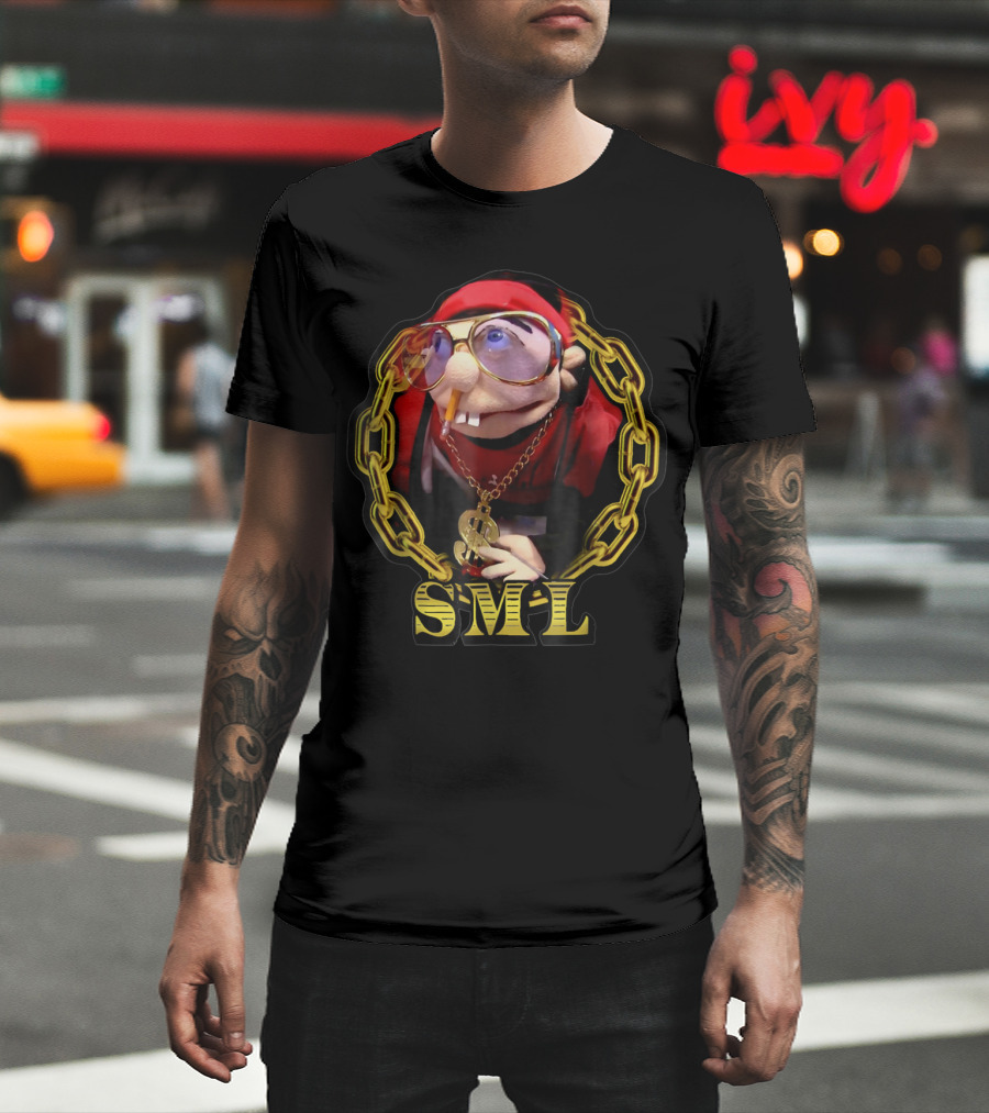 SML Rapper Jeffy Doll With Gold Chain Doll T-Shirt