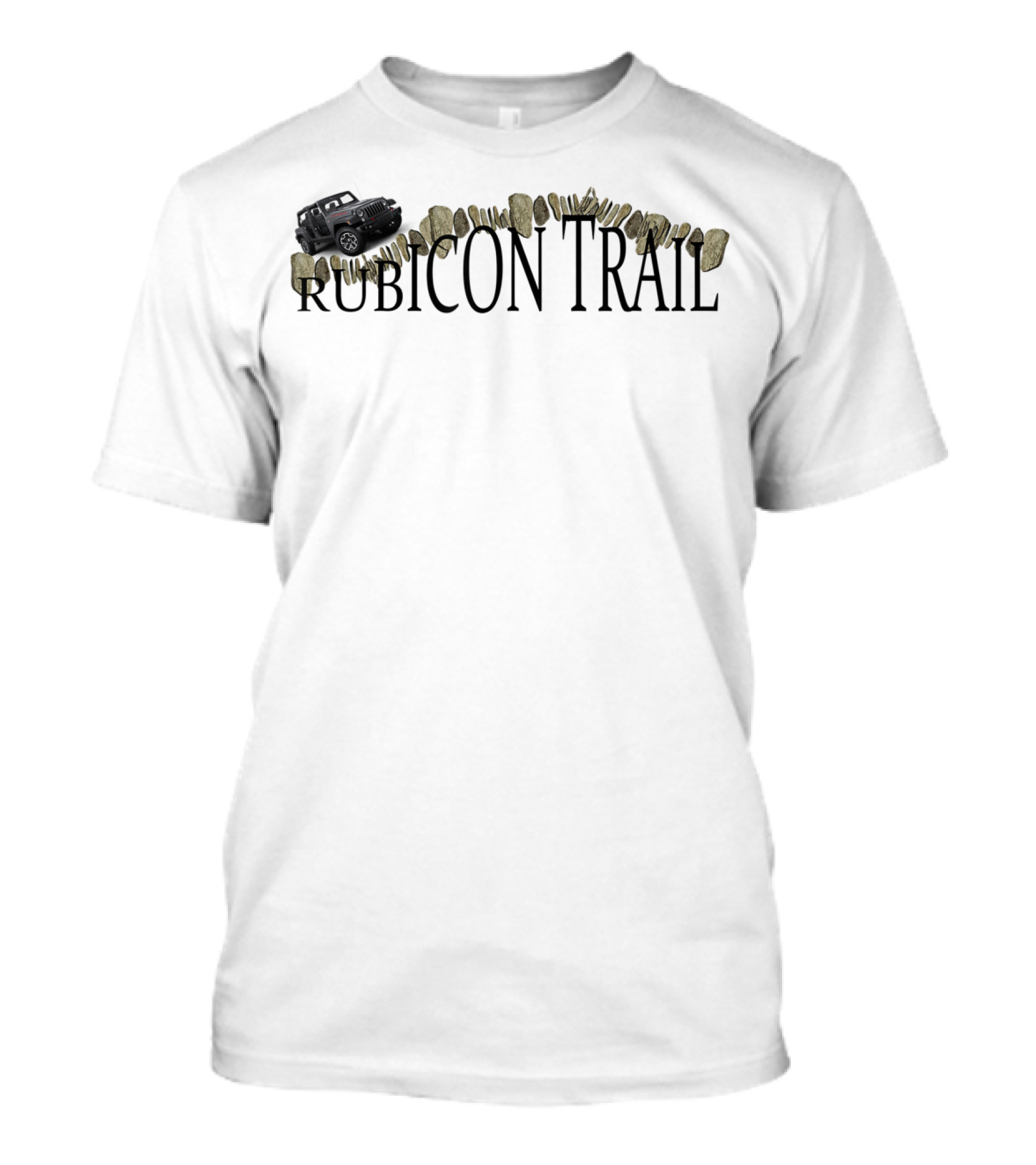 Rubicon Trail Jeep Adventure Over Rocky Terrain T-Shirt