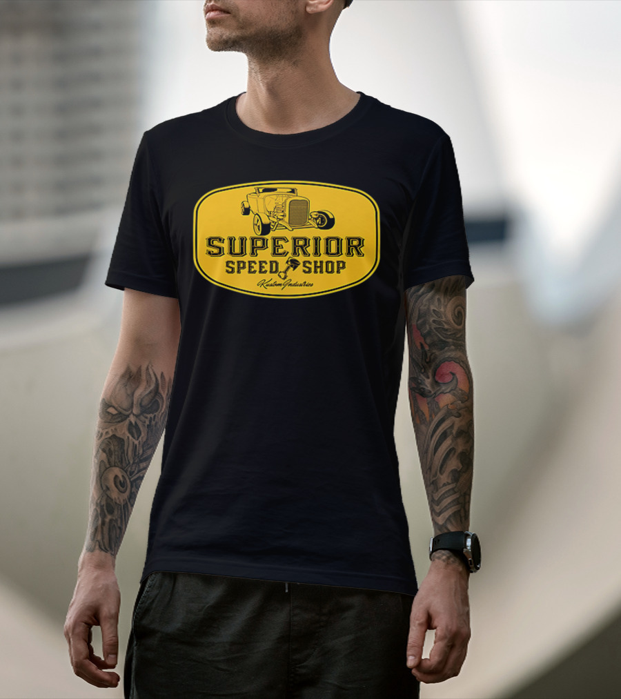 Superior Speed Shop Kustom Industries Retro Hot Rod T-Shirt
