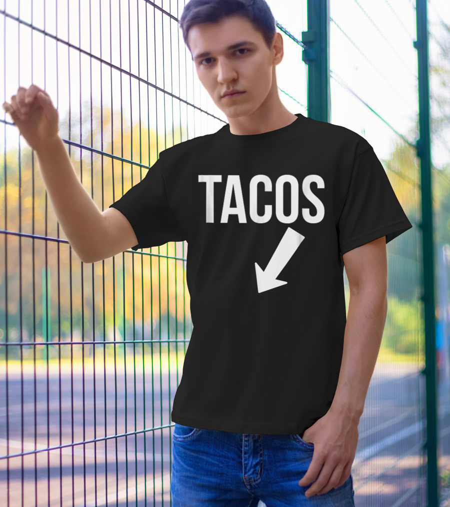 Tacos Arrow Pregnancy Announcement T-Shirt
