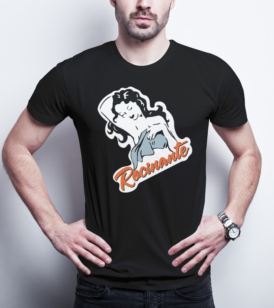 Rocinante Pin-Up Style Logo From The Expanse Series T-Shirt