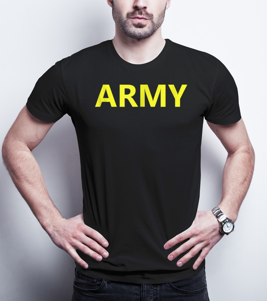 US Army ARMY APFU PT Workout Training Gym Un T-Shirt