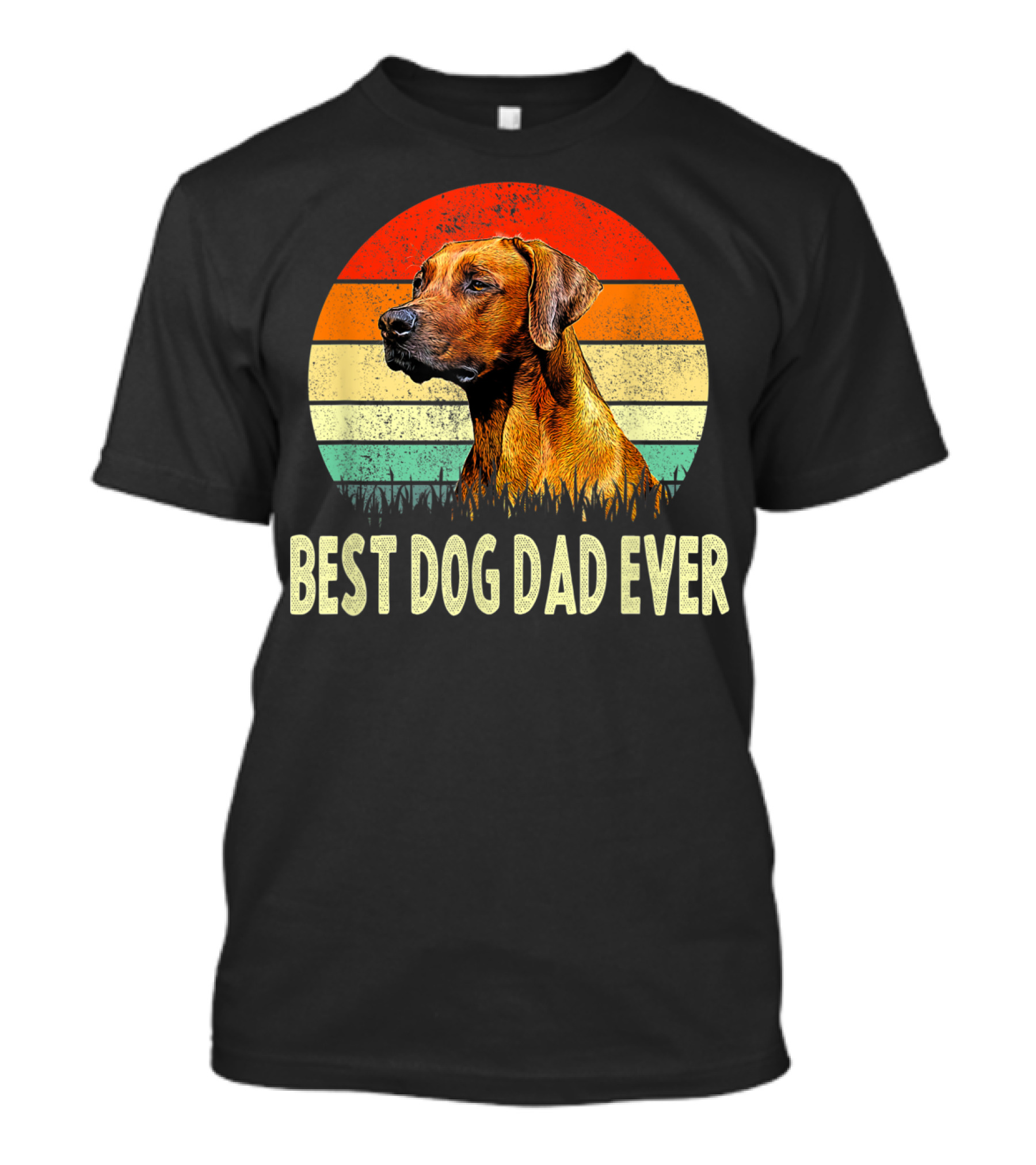 Vintage Best Dog Dad Ever Retro Canine T-Shirt