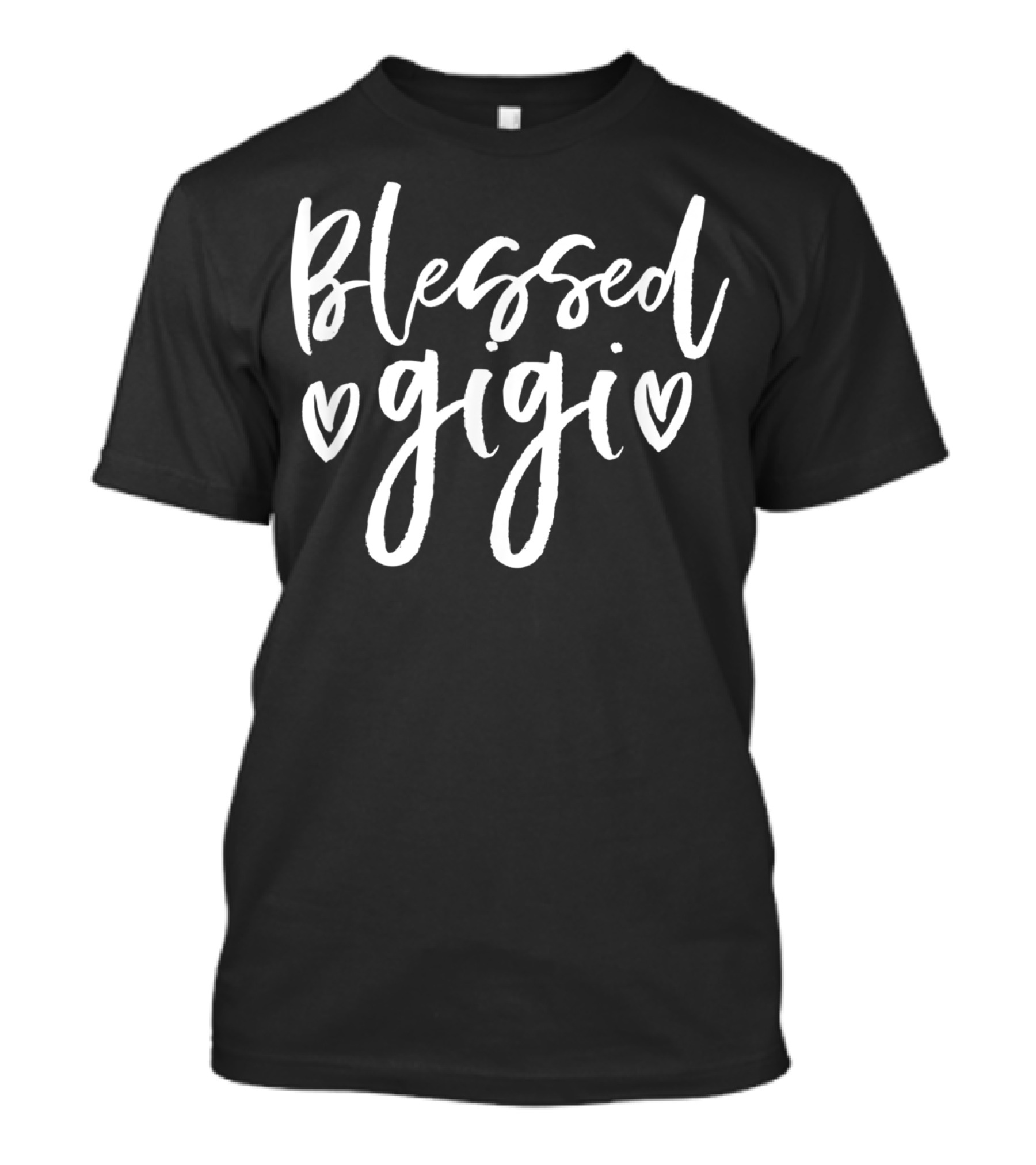 Blessed Gigi Grandparents Hearts Mother's Day T-Shirt