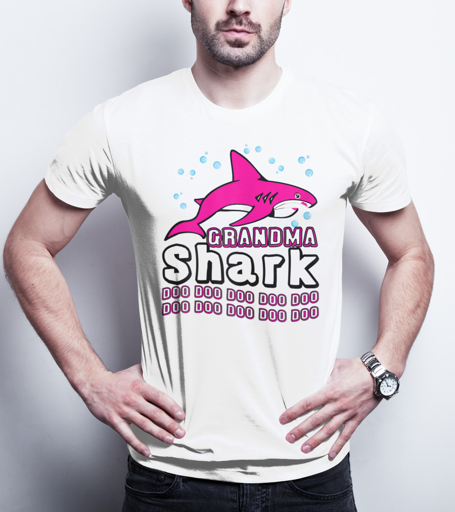 GRANDMA SHARK DOO DOO DOO DOO DOO DOO DOO DOO DOO DOO DOO DOO T-Shirt