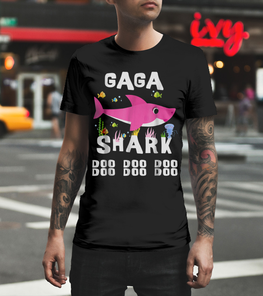 Gaga Shark Doo Doo Doo Mother's Day Chr T-Shirt