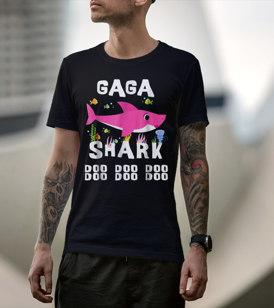 Gaga Shark Doo Doo Doo Mother's Day Chr T-Shirt