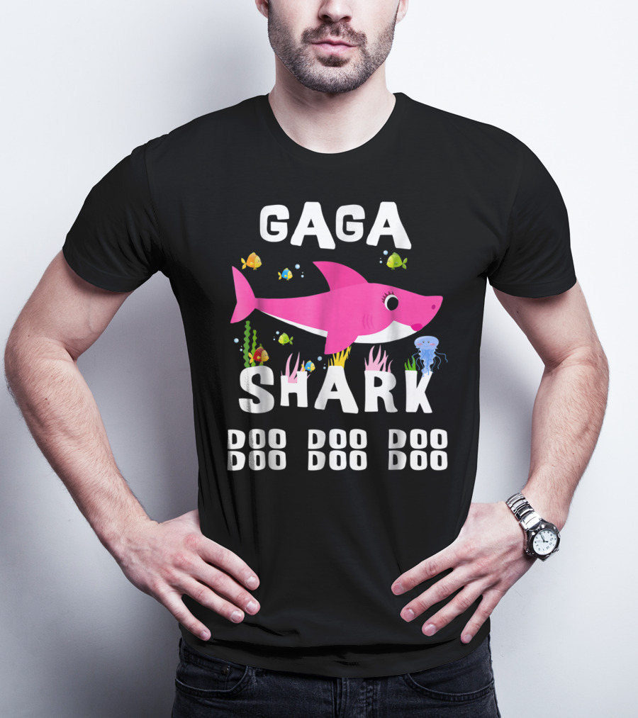 Gaga Shark Doo Doo Doo Mother's Day Chr T-Shirt