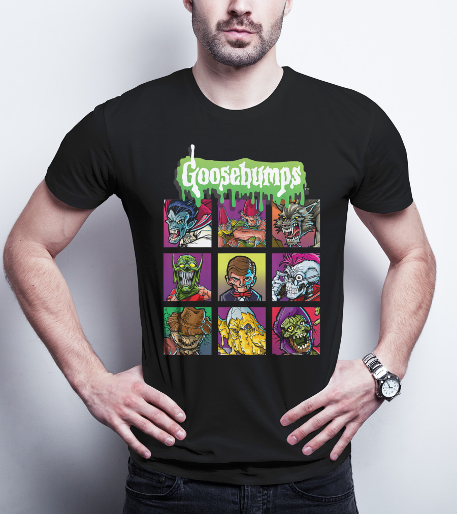 Goosebumps Iconic Monsters Yearbook Portrait Collection T-Shirt