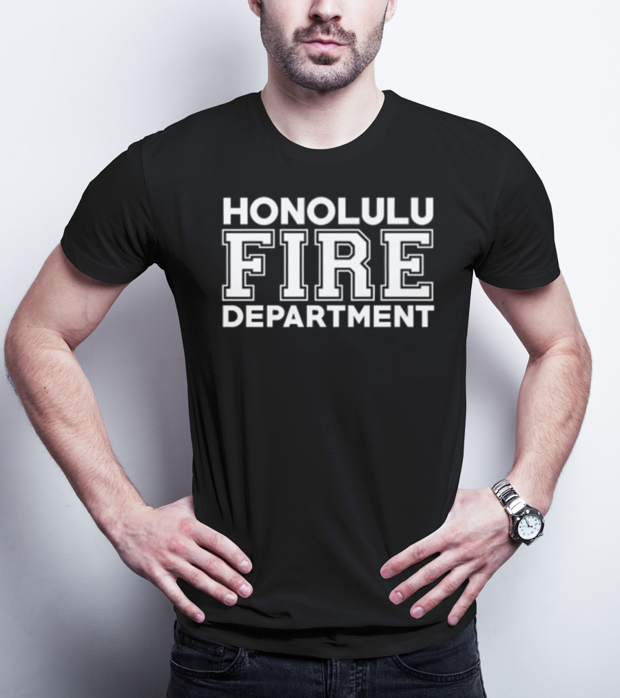 Honolulu Fire Department Firefighters Rescue Hawaii Firefighters T-Shirt