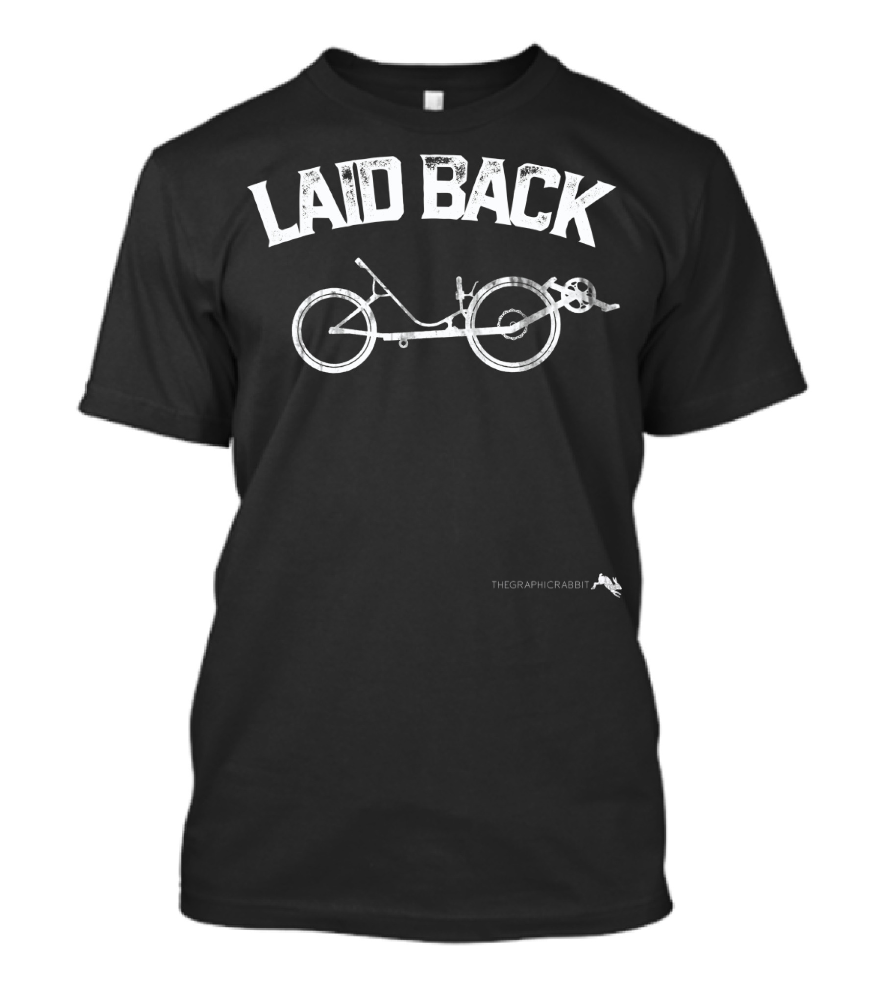 LAID BACK Recumbent Bicycle THEGRAPHICRABBIT T-Shirt