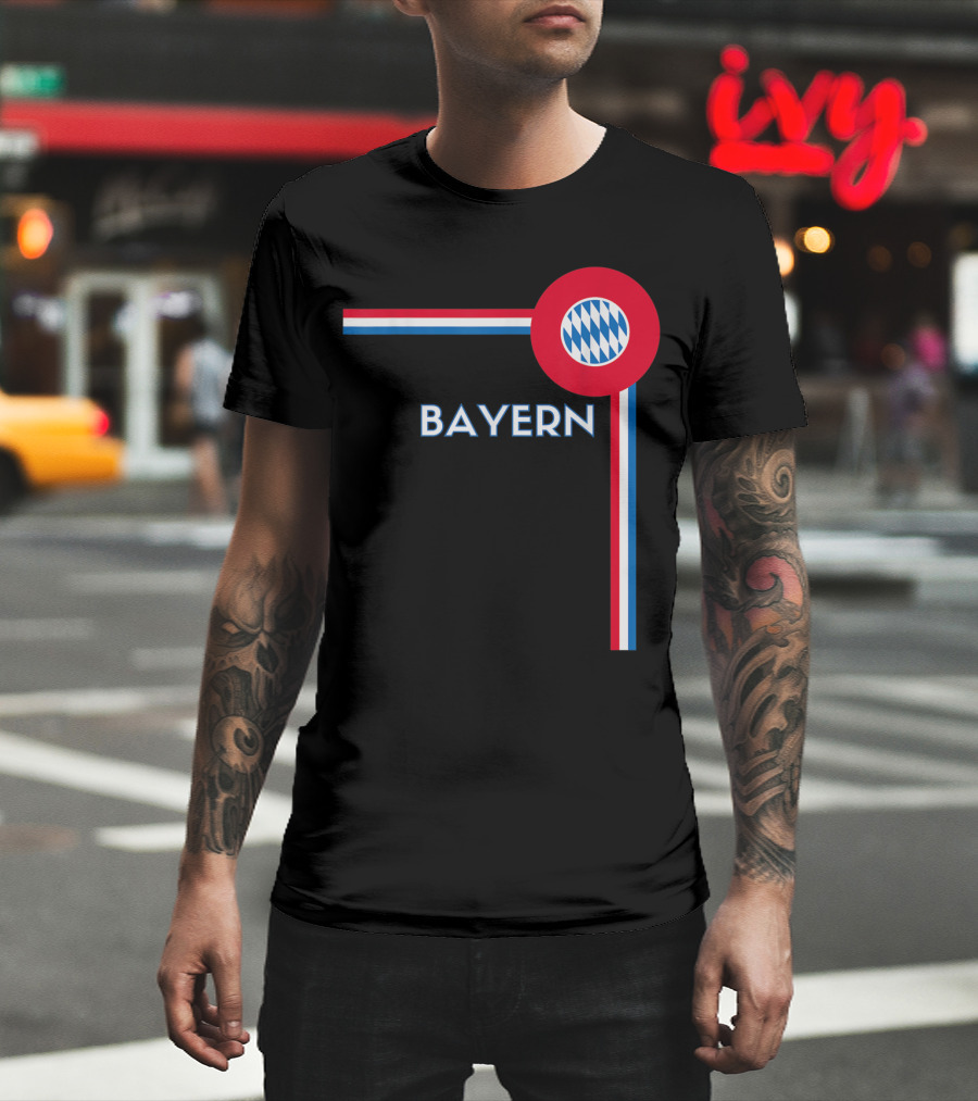 Bayern Munich Soccer FC Styled Spin Sports T-Shirt