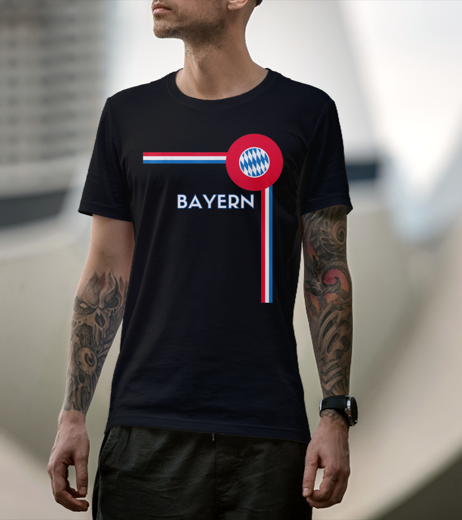 Bayern Munich Soccer FC Styled Spin Sports T-Shirt