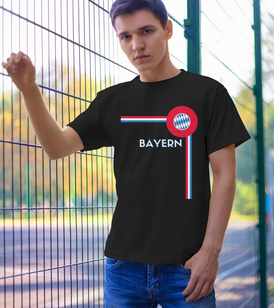 Bayern Munich Soccer FC Styled Spin Sports T-Shirt