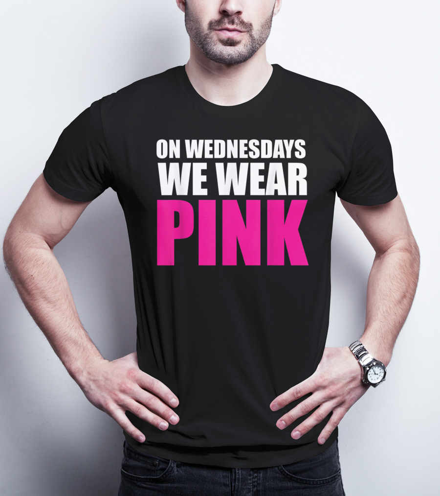 On Wednesdays We Wear Pink Mean Girls Reference T-Shirt