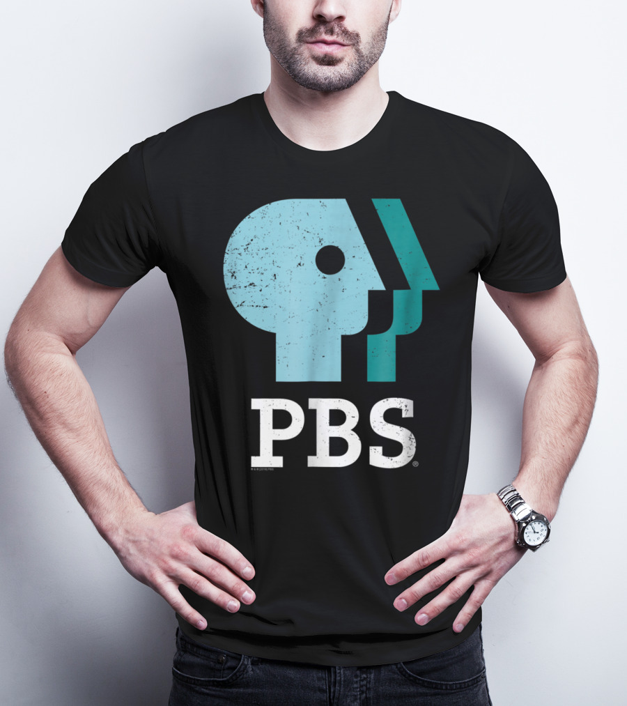 PBS Distressed Sky Mint Pistachio T-Shirt