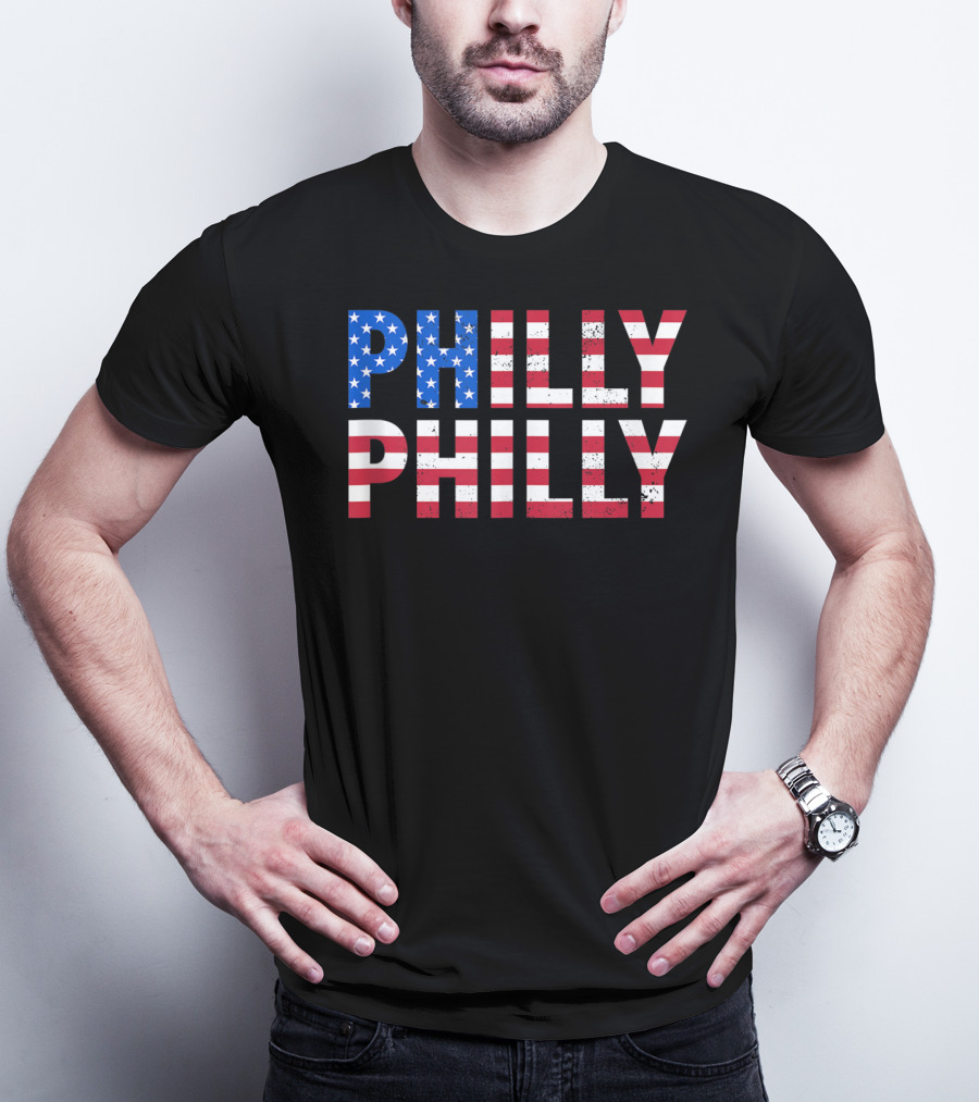 Philly Philly USA Flag T-Shirt