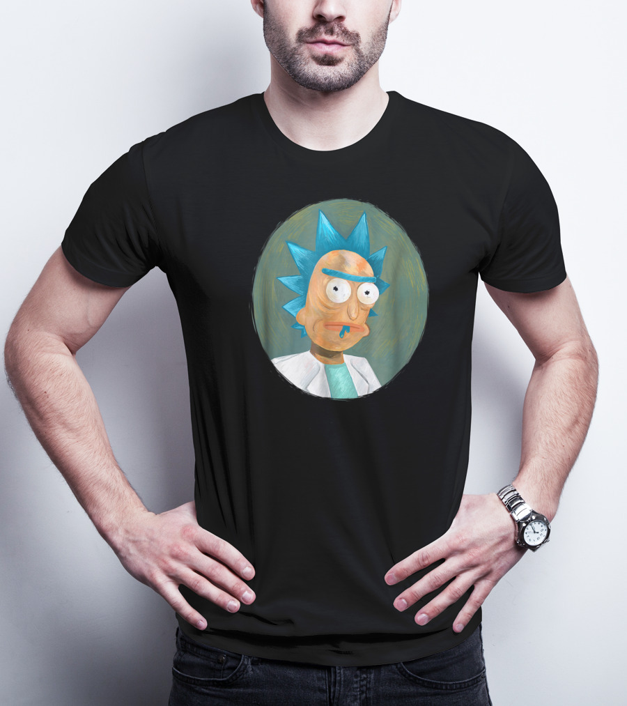 Rick And Morty Impressionist Rick Painting T-Shirt
