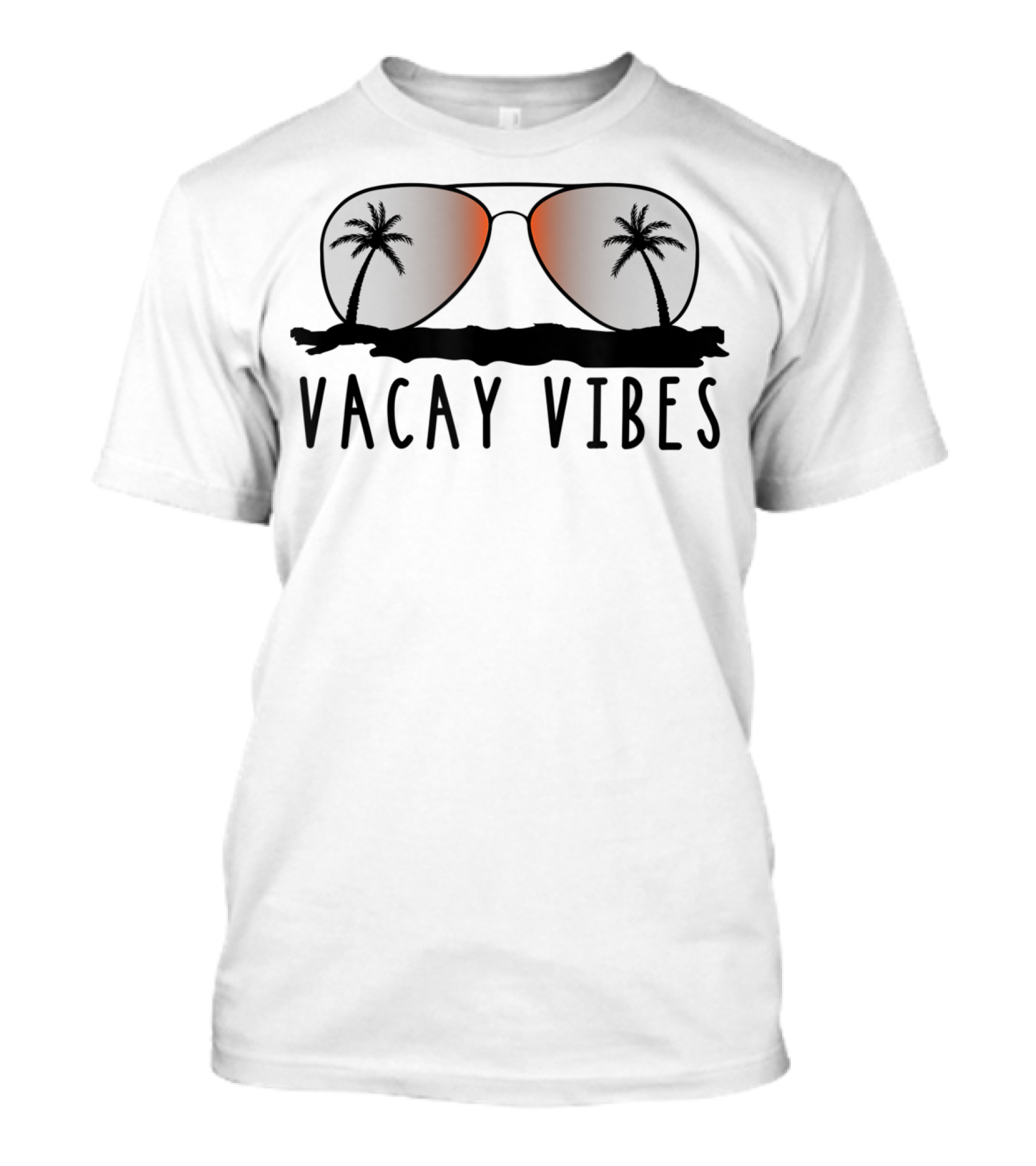 Vacay Vibes Relax Sunglasses Beach Summer Vacation T-Shirt
