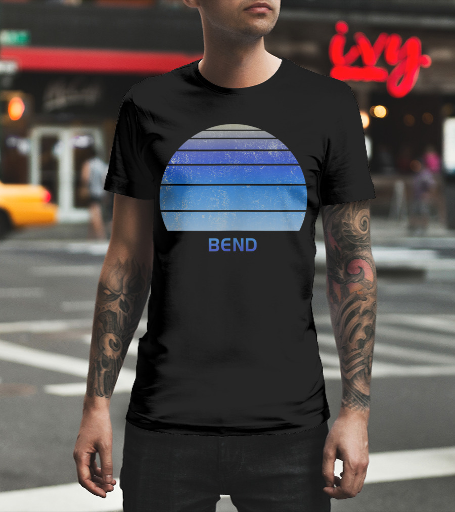 Vintage Bend Oregon Retro Sunset T-Shirt