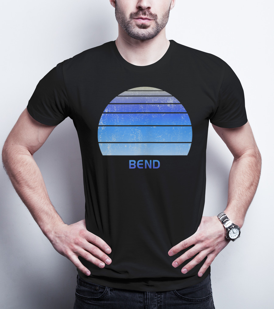 Vintage Bend Oregon Retro Sunset T-Shirt