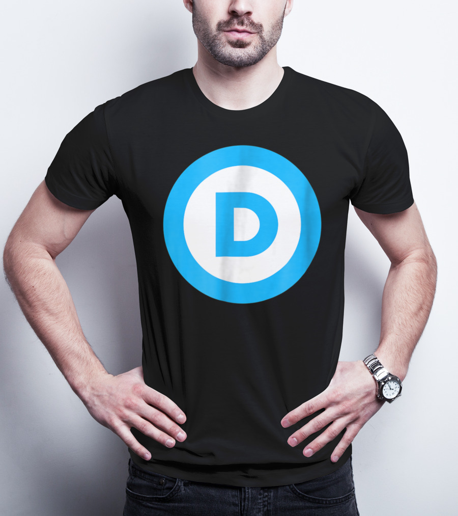 Vote Elect Democrat Freedom D Circle T-Shirt