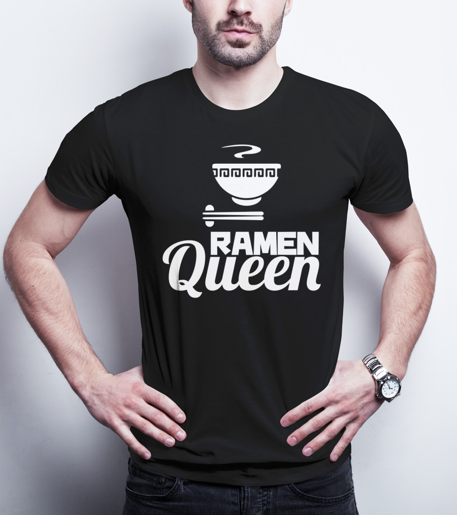 Ramen Queen Japanese Noodle Bowl T-Shirt