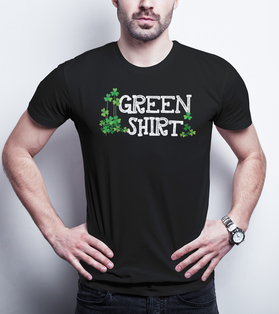 GREEN SHIRT Shamrock Clusters T-Shirt