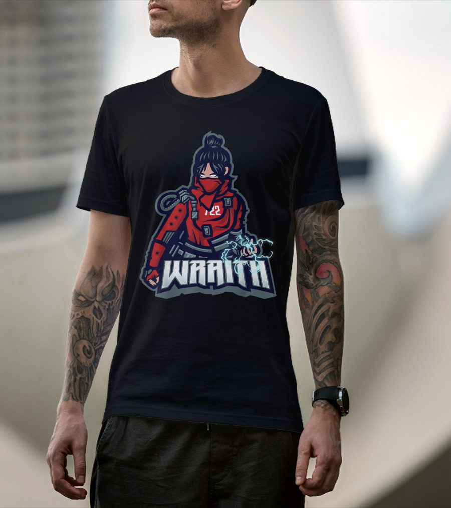 Apex Legends Wraith Red 12 Video Gamer T-Shirt