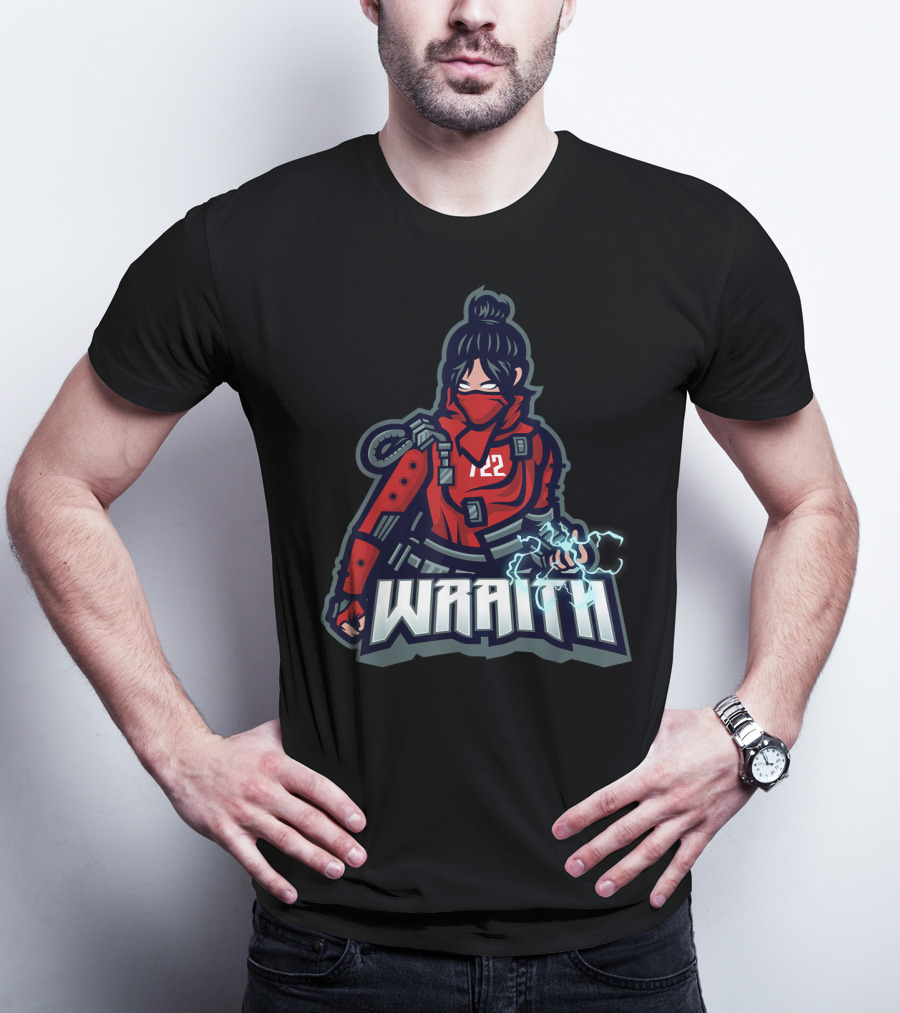 Apex Legends Wraith Red 12 Video Gamer T-Shirt