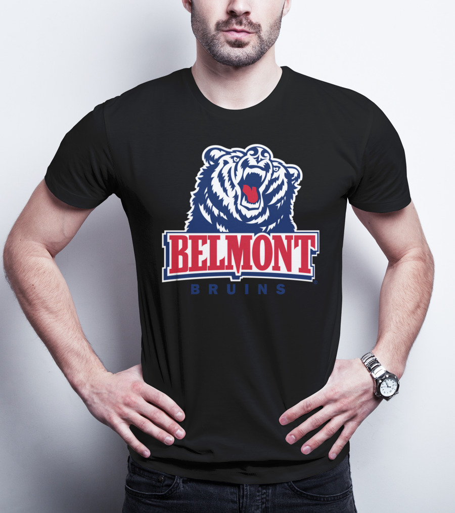 Belmont University Bruins Bear Logo NCAA Ppbel01 T-Shirt