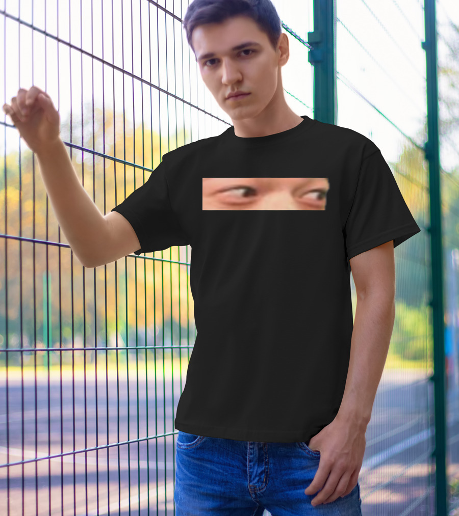 Champ Corner Emote Side Eye Reaction T-Shirt