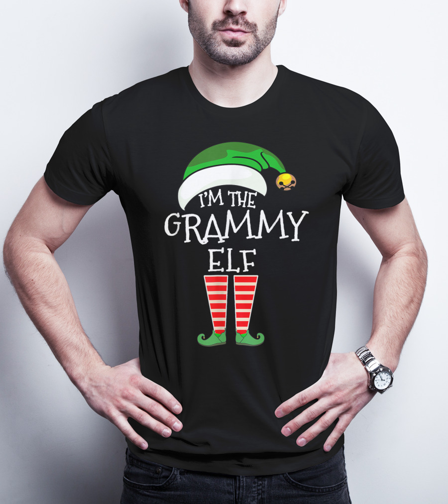 Christmas Family Matching Costume I'm The Grammy Elf T-Shirt