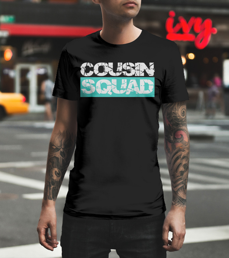 Cousin Squad Kids Women Men Girl Matching Family T-Shirt